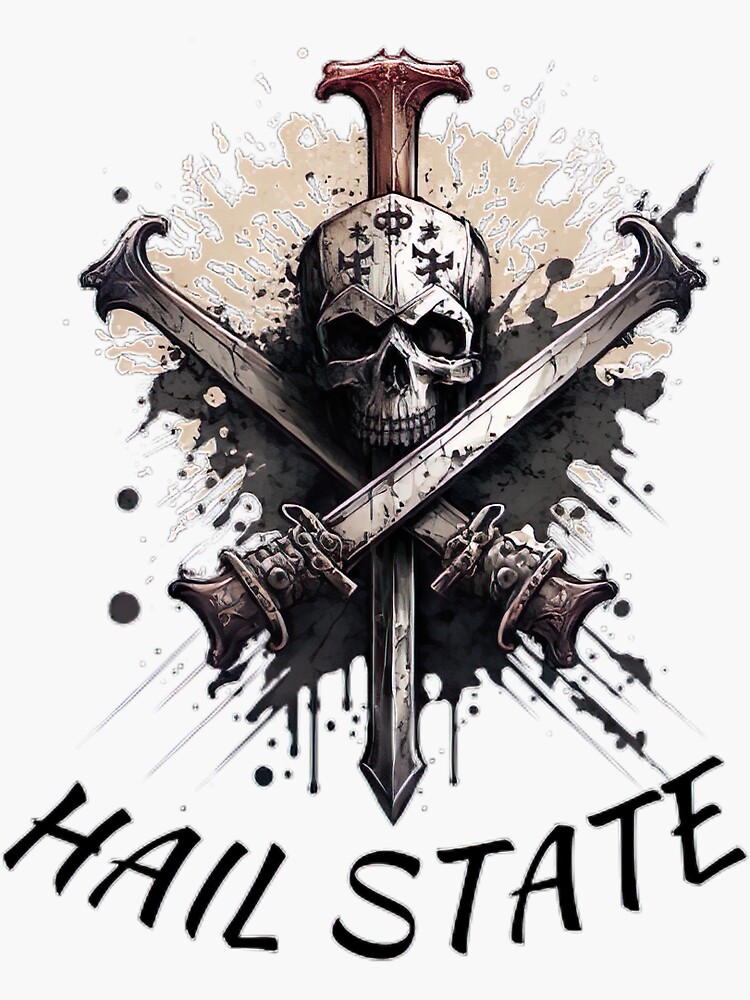 "Mike Leach Pirate Hail State" Sticker for Sale by MaryAnn84 | Redbubble