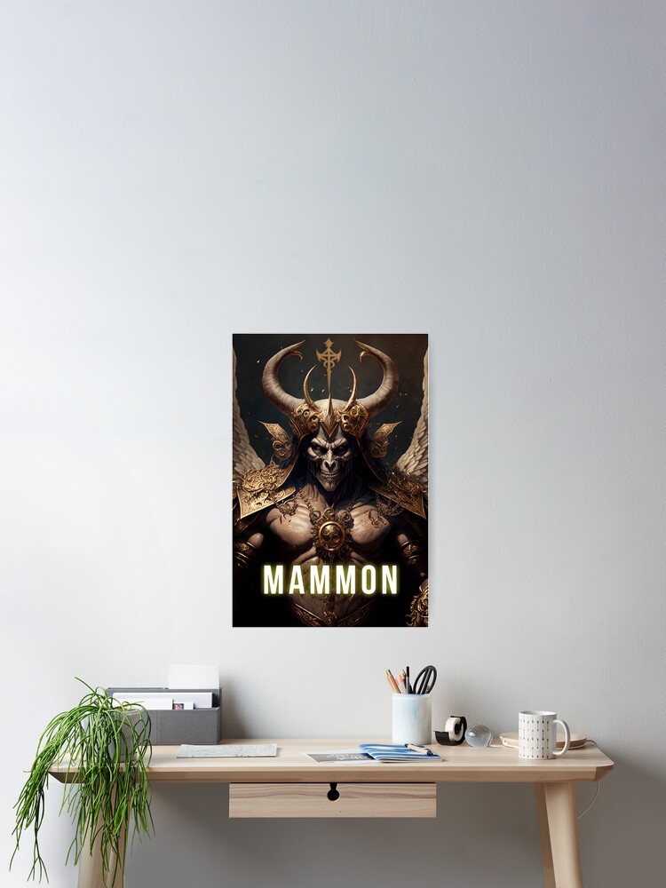 "MAMMON the Demon of Greed and Money" Poster by Paraverse | Redbubble