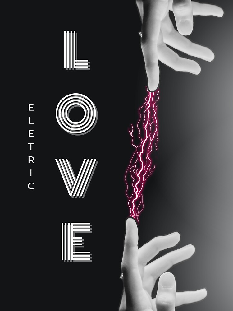 "Eletric Love" Sticker for Sale by Urbanna | Redbubble