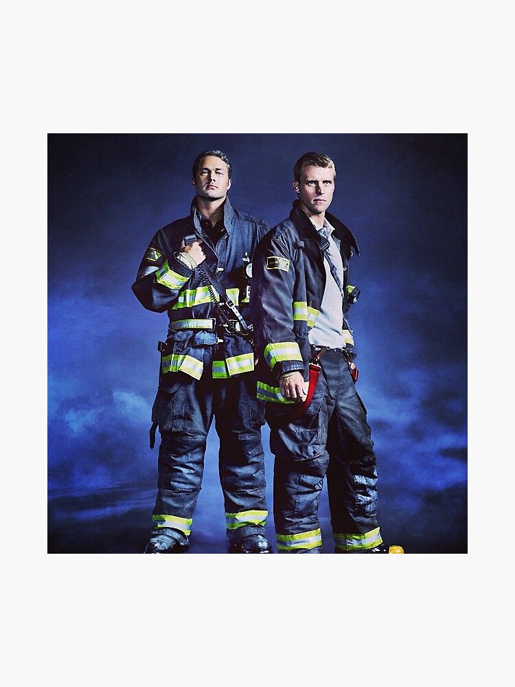 "Chicago Fire " Sticker for Sale by Tinamarina86 | Redbubble