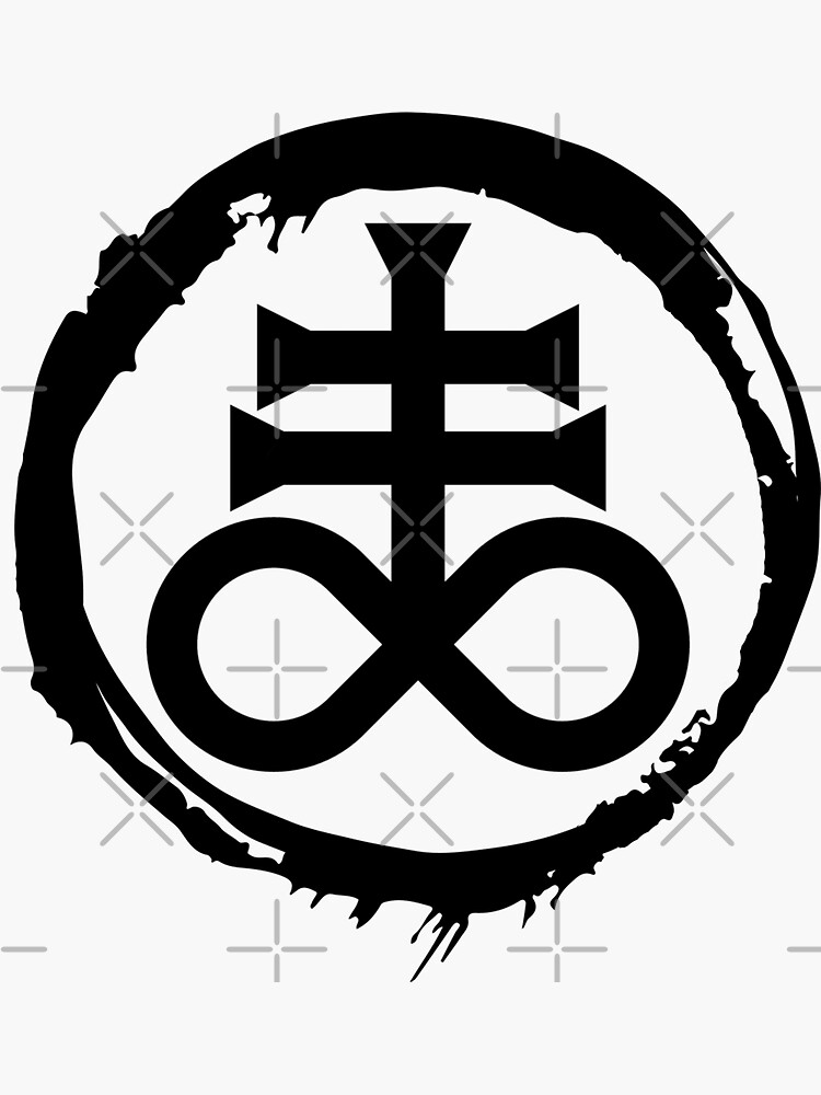 "Leviathan Cross" Sticker for Sale by ElChadino | Redbubble