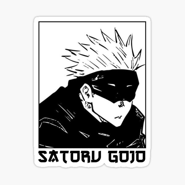 "SATORU SATORU " Sticker for Sale by -DEEWOLF- | Redbubble