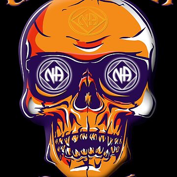 "Live Clean Or Die Orange Skull" Poster for Sale by decaldivinity ...