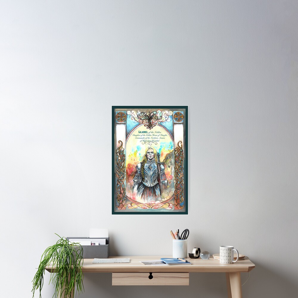 "The Rings of Power - Galadriel of the Noldor" Art Print for Sale by ...