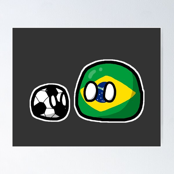"Brazil countryball looking at a football - worldcup soccer football ...