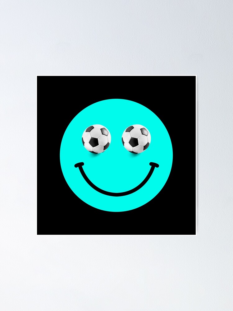 "Football Smiley Face" Poster for Sale by Amadhaun13 | Redbubble