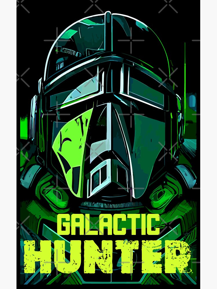 "Galactic Hunter" Sticker for Sale by DistortedBrain | Redbubble