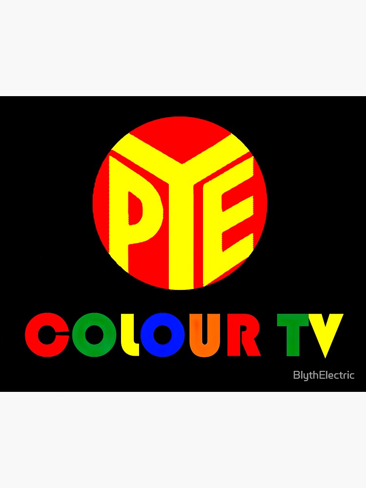 "Pye Colour TV sign" Sticker for Sale by BlythElectric | Redbubble