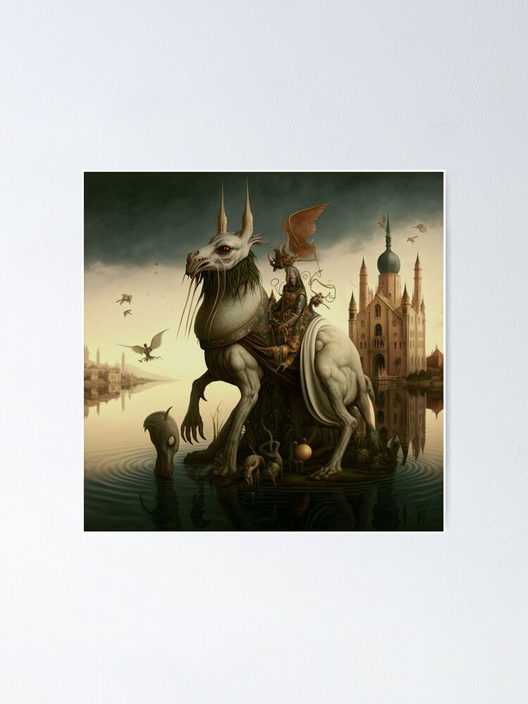 "The Conjuring of Mystical Beasts. No. 6" Poster for Sale by AIOCCULT ...