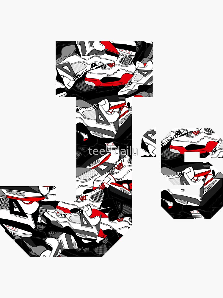 "J's J4" Sticker by tee4daily | Redbubble