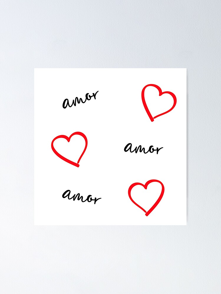 "Amor design for Valentines Day - Love design" Poster for Sale by ...