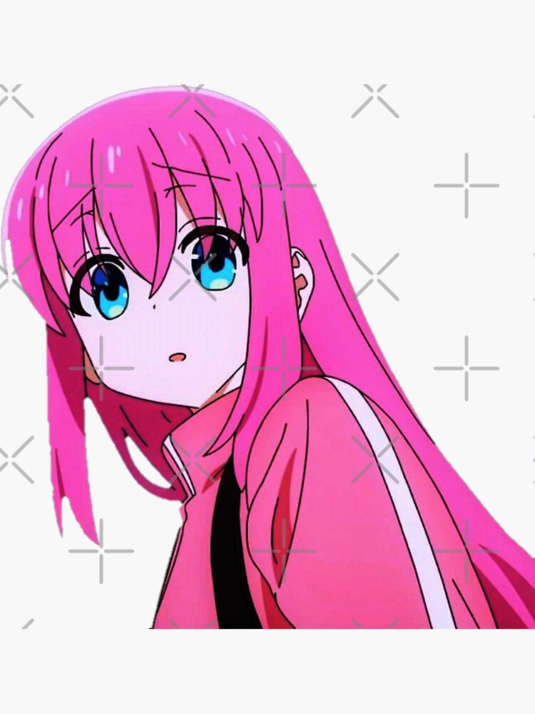 "Hitori Gotou - Bocchi the Rock" Sticker for Sale by Ahmed1580 | Redbubble