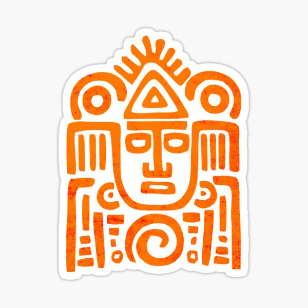 "Ancient Maya Symbol" Sticker for Sale by alistan | Redbubble