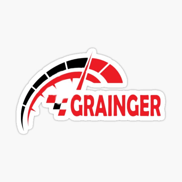 "grainger logo " Sticker for Sale by BORHIM-ART | Redbubble