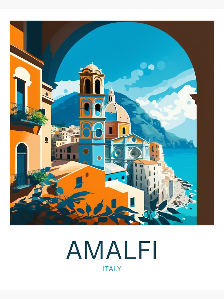 "Amalfi Italy" Sticker for Sale by andreipopescu | Redbubble