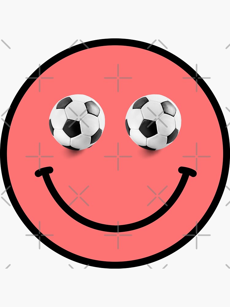 "Football Smiley Face" Sticker for Sale by Amadhaun13 | Redbubble