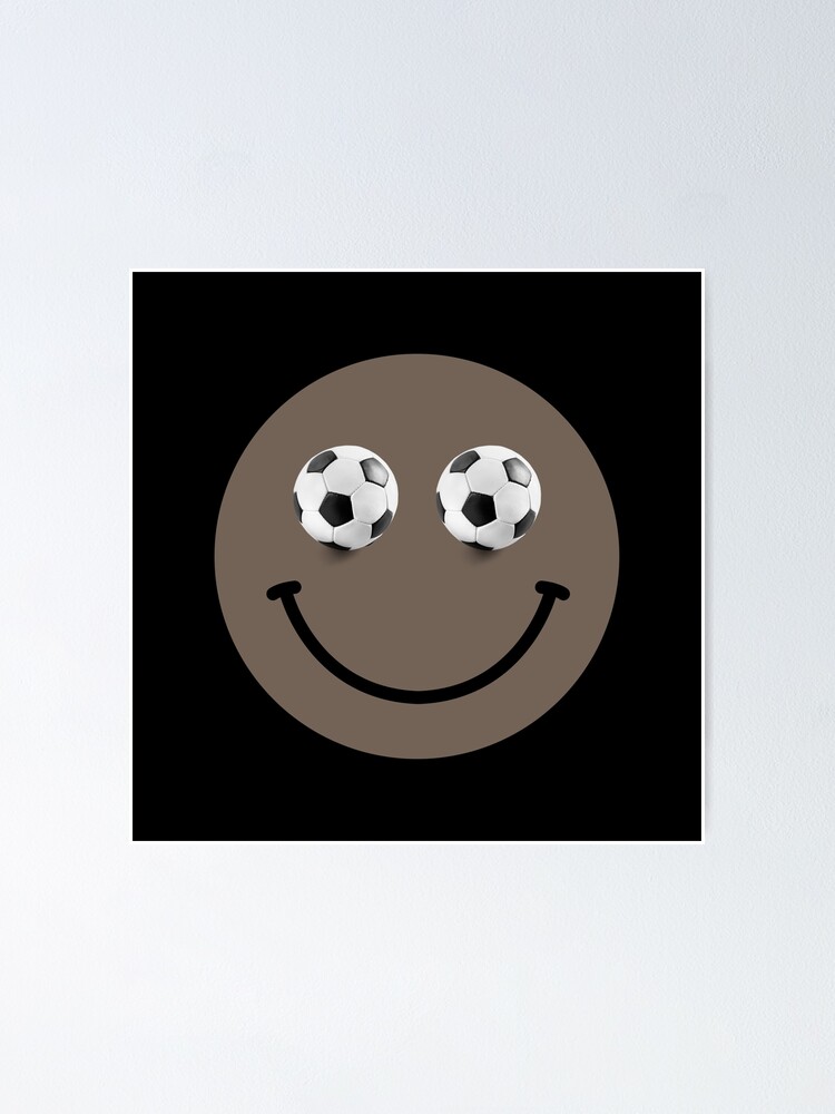 "Football Smiley Face" Poster for Sale by Amadhaun13 | Redbubble