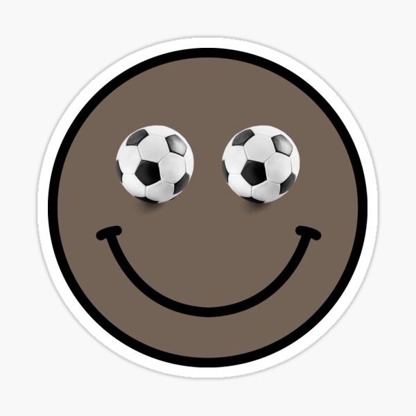 "Football Smiley Face" Sticker for Sale by Amadhaun13 | Redbubble