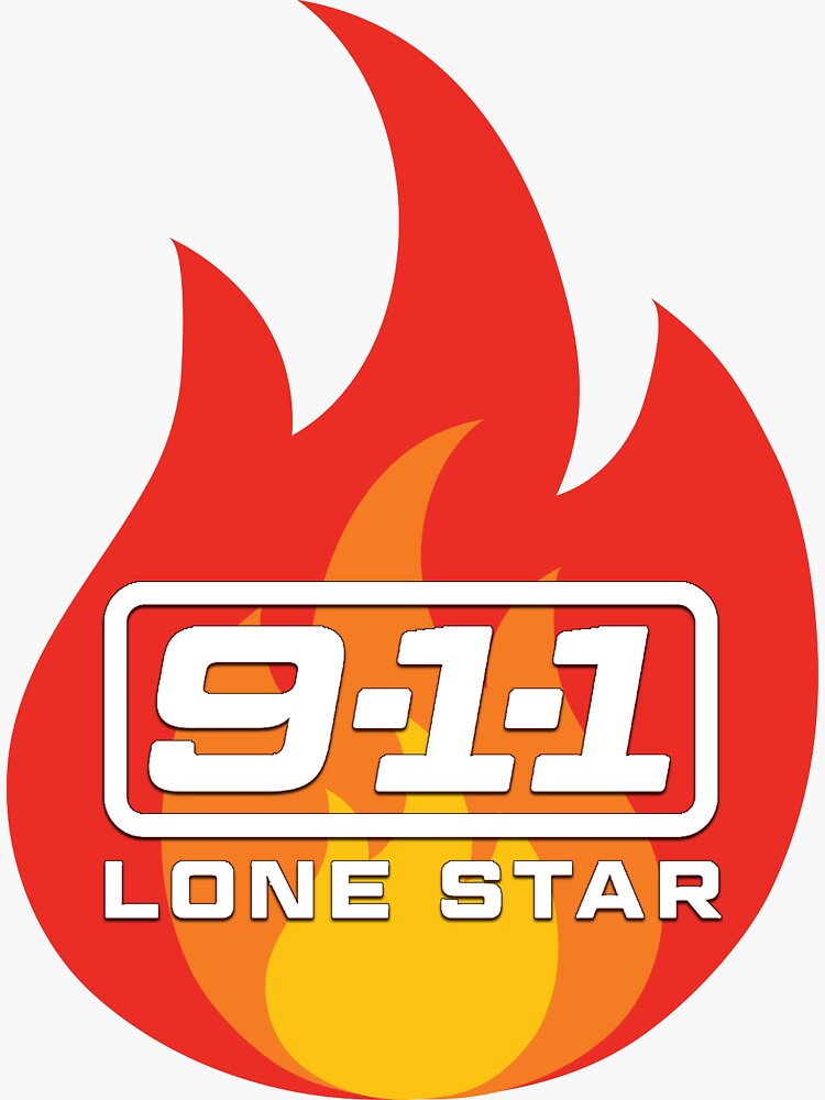 "911 LoneStar Fire Logo" Sticker for Sale by tksrainbow | Redbubble