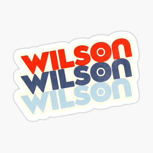 "Wilson, NC | Retro Stack" Sticker for Sale by retroready | Redbubble