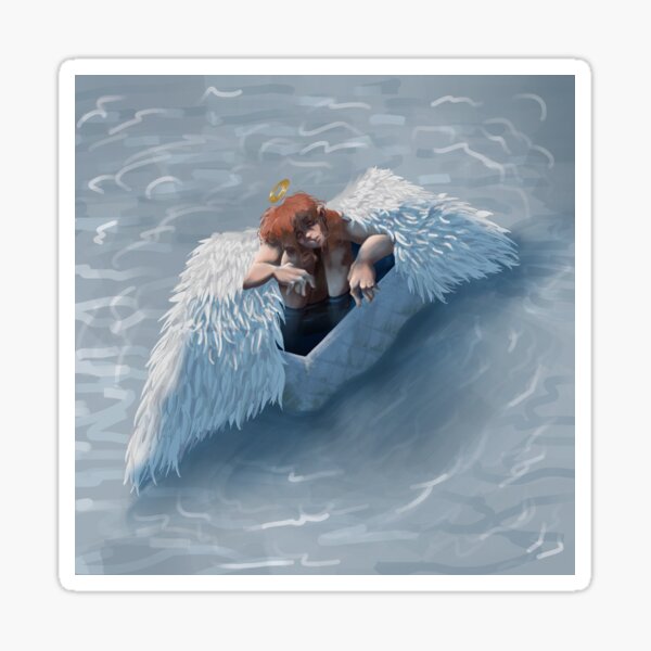 "Angel Devil" Sticker for Sale by pluvikun | Redbubble