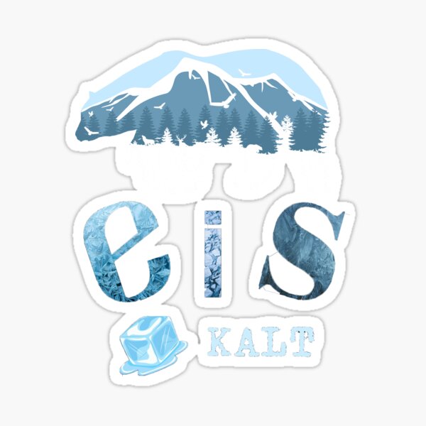 "Freezing" Sticker for Sale by Konstantin007 | Redbubble