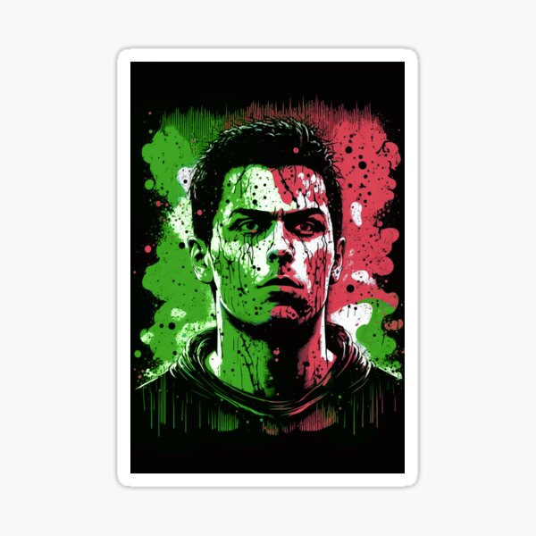 "Cristiano Ronaldo" Sticker for Sale by RichieDuprey | Redbubble