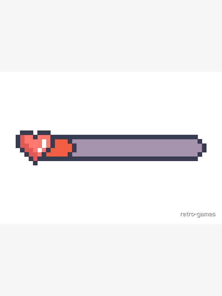 "Low health" Sticker for Sale by retro-games | Redbubble