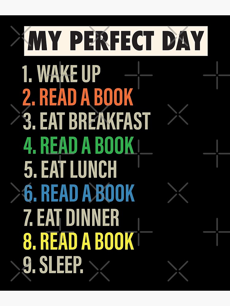 Póster «Mi día perfecto es cuando escribo escritores geniales ...