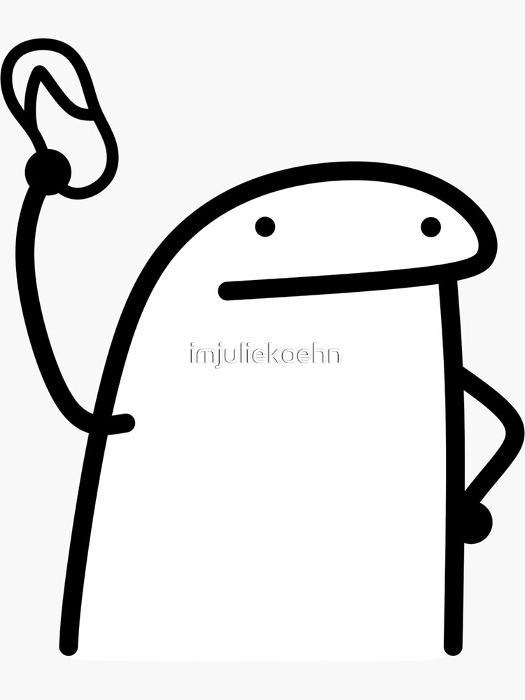 "Flip flop" Sticker for Sale by imjuliekoehn | Redbubble