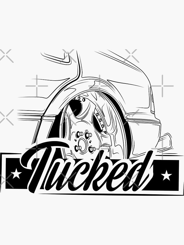 "VIP Stance Tucked LS400" Sticker for Sale by dygus | Redbubble