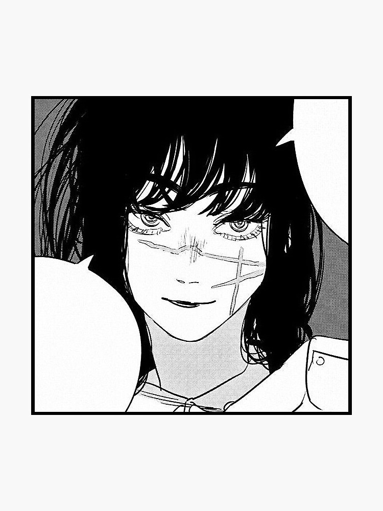 "Yoru Chainsaw Man Manga Panel" Sticker for Sale by yoihoro-us | Redbubble