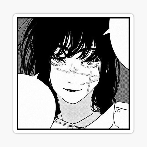 "Yoru Chainsaw Man Manga Panel" Sticker for Sale by yoihoro-us | Redbubble