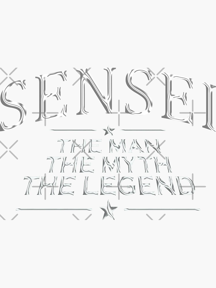 "Sensei Gift, Martial Arts Teacher Dojo, Karate Aikido Jiu Jitsu Kendo ...