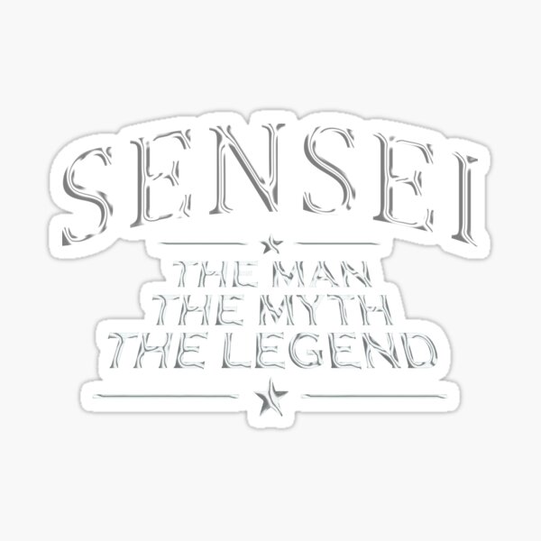 "Sensei Gift, Martial Arts Teacher Dojo, Karate Aikido Jiu Jitsu Kendo ...