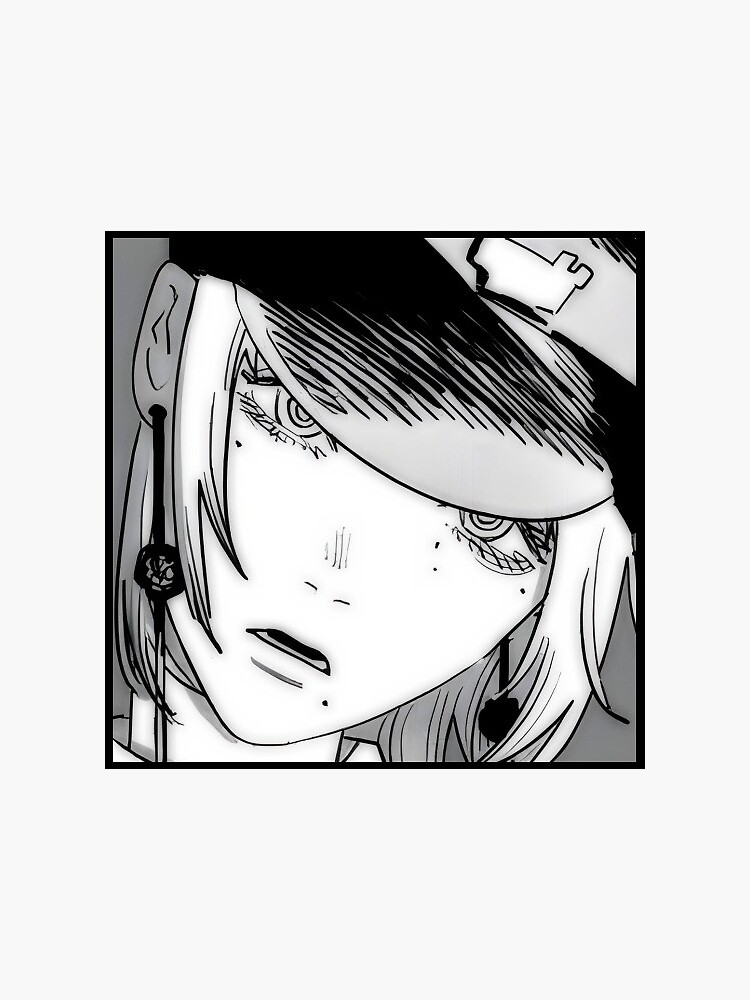 "Fami Chainsaw Man Famine Devil Manga Panel" Sticker for Sale by ...