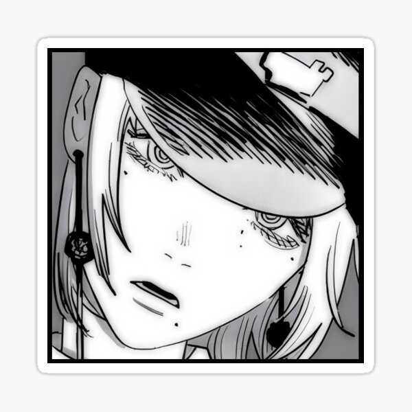 "Fami Chainsaw Man Famine Devil Manga Panel" Sticker for Sale by ...