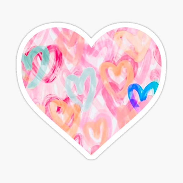 "Preppy Heart" Sticker for Sale by DesignsByGQ | Redbubble