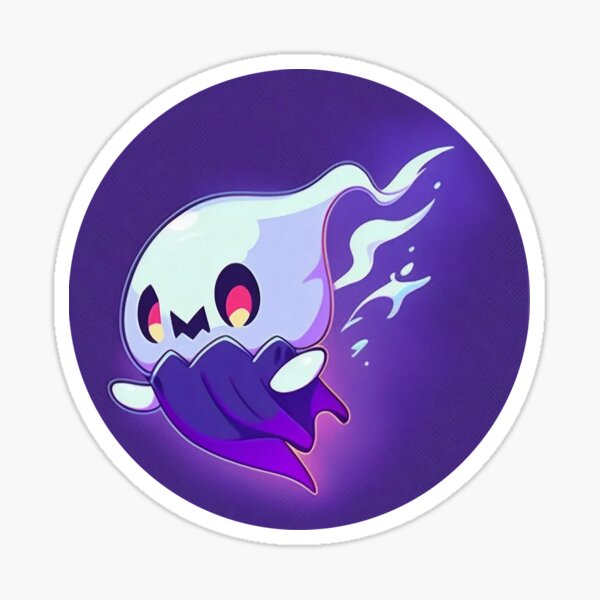 "Happy Ghoul Whispy Ghost" Sticker for Sale by MythicPrompts | Redbubble