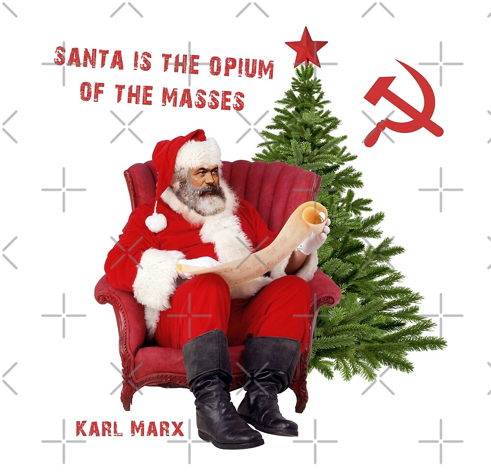 "Karl Marx Santa " by ValentinaHramov | Redbubble