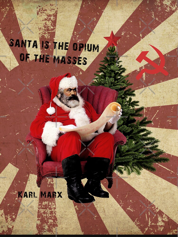 "Karl Marx Santa " T-shirt for Sale by ValentinaHramov | Redbubble ...