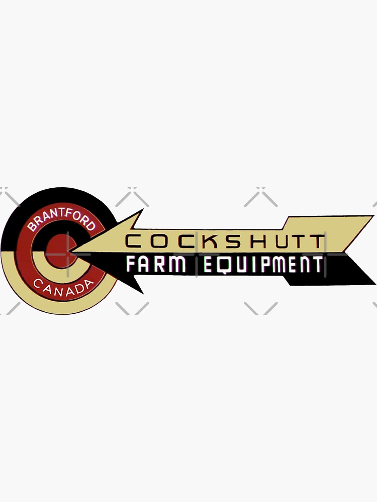 "Cockshutt Farm Equipment" Sticker for Sale by rottinglemon | Redbubble