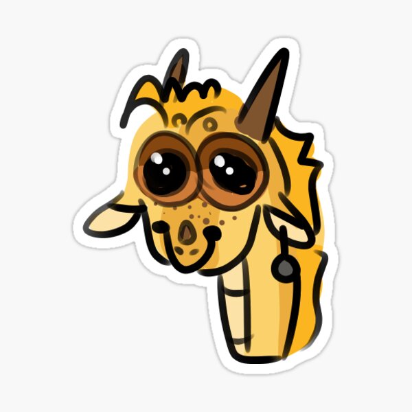 "Silly Qibli - WOF" Sticker for Sale by Jinxdrawsstuff | Redbubble