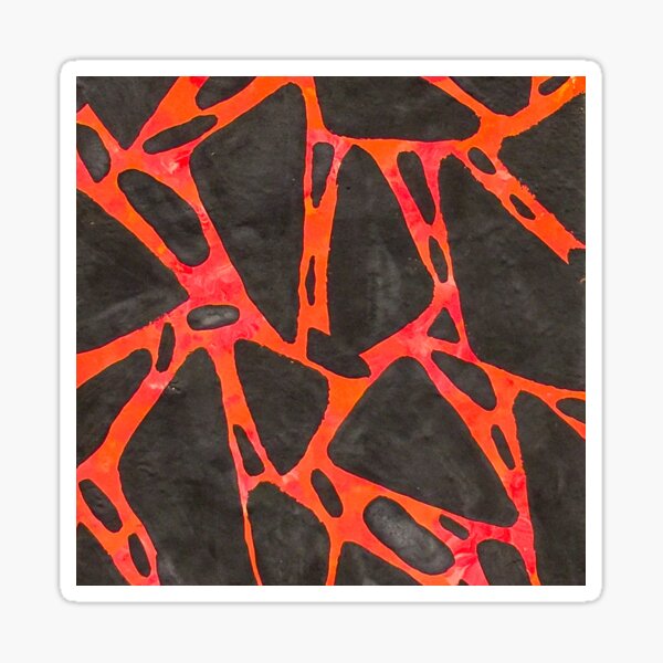 "The Floor Is Lava" Sticker for Sale by SOSIllustration | Redbubble