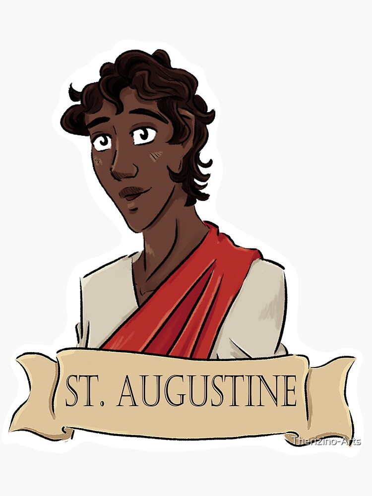 "St. Augustine" Sticker for Sale by Therizino-Arts | Redbubble