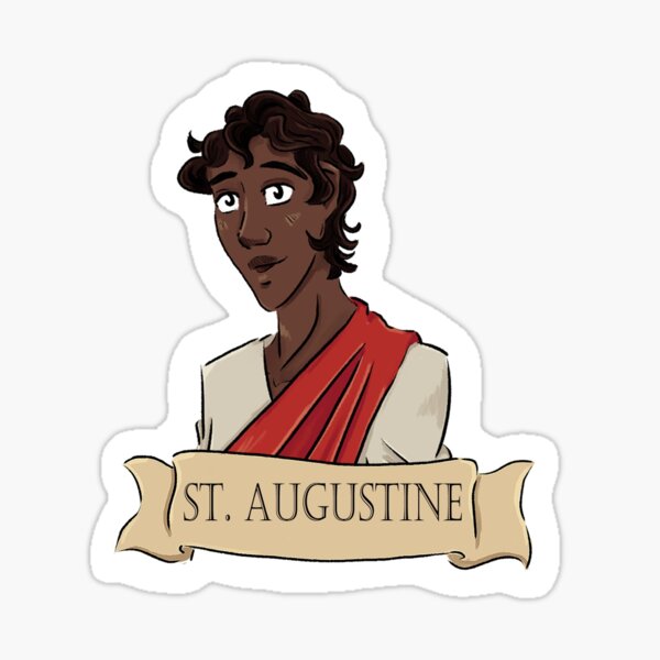 "St. Augustine" Sticker for Sale by Therizino-Arts | Redbubble