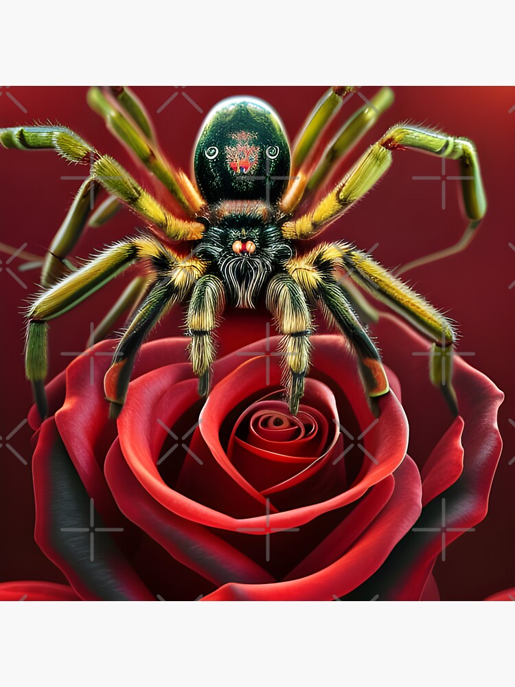 "Spider Love...." Sticker for Sale by G30S74 | Redbubble