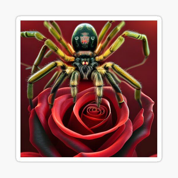 "Spider Love...." Sticker for Sale by G30S74 | Redbubble