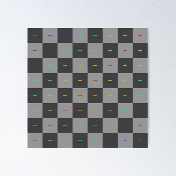 "UV map checker" Poster for Sale by tretyakov | Redbubble