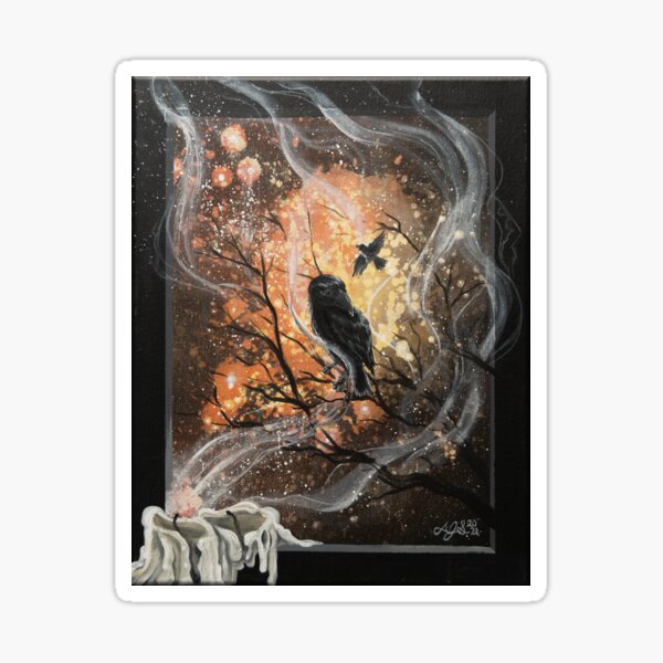 "Nevermore" Sticker for Sale by A.J. Skipper-Paul | Redbubble